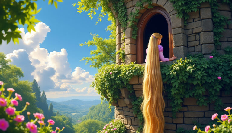 Raiponce : l'histoire fascinante d'une princesse aux cheveux d'or