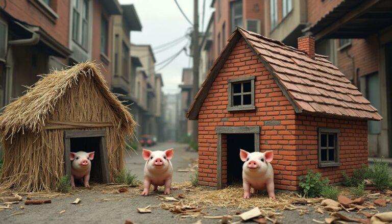 Les trois petits cochons : un résumé de ce conte classique